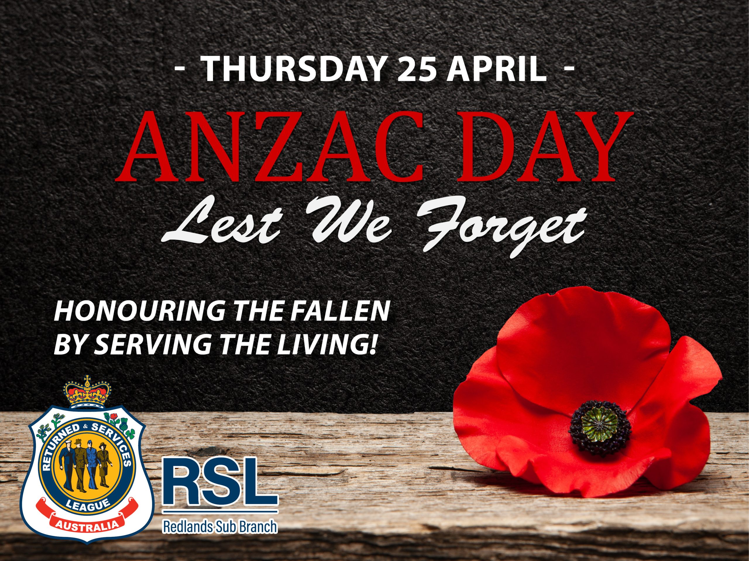 ANZAC Day 2024 - Redlands RSL