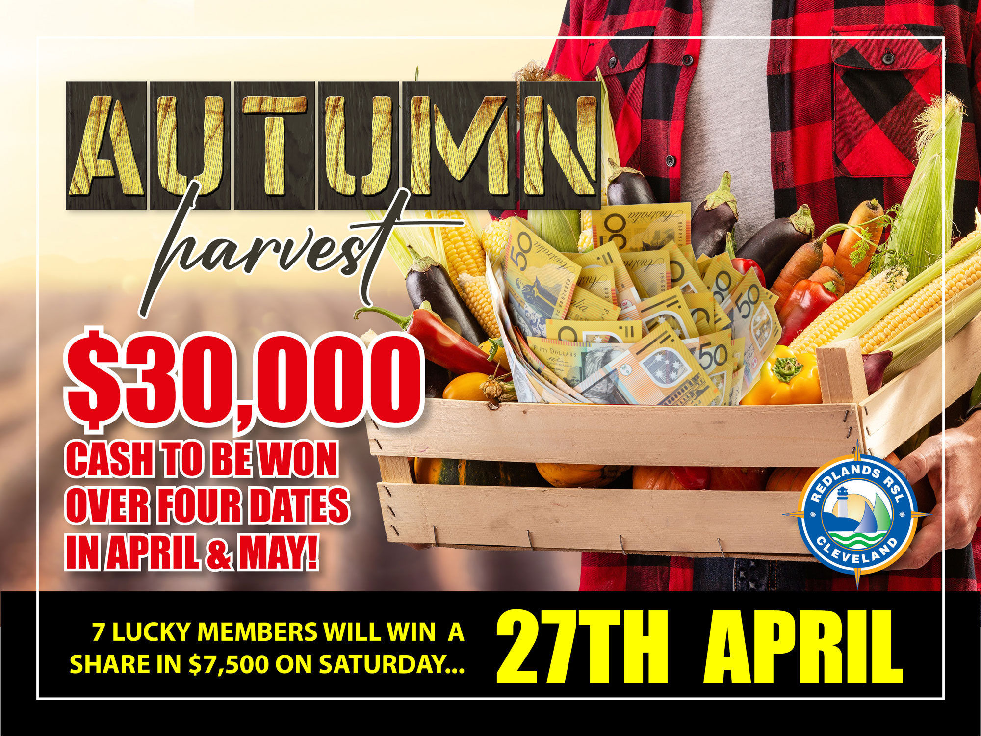 Major Promo - Autumn Harvest - Redlands RSL