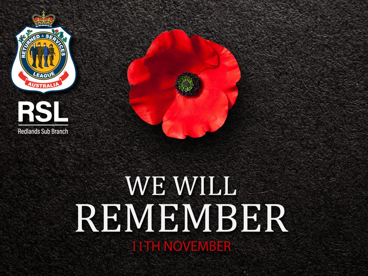 Remembrance Day 2024 - Redlands RSL
